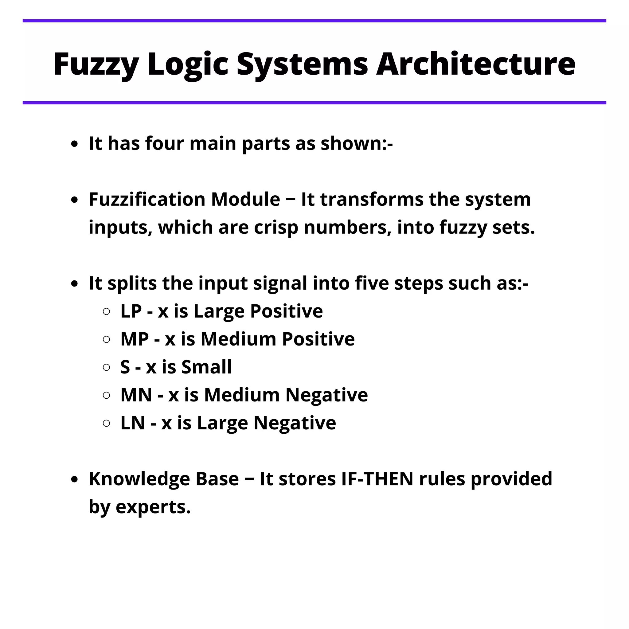 AI - Fuzzy Logic Systems | PDF
