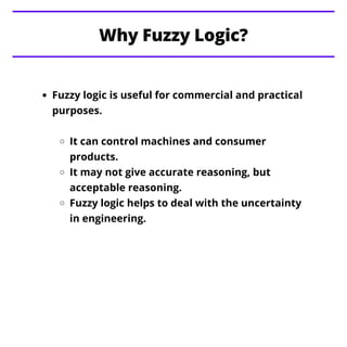 AI - Fuzzy Logic Systems | PDF