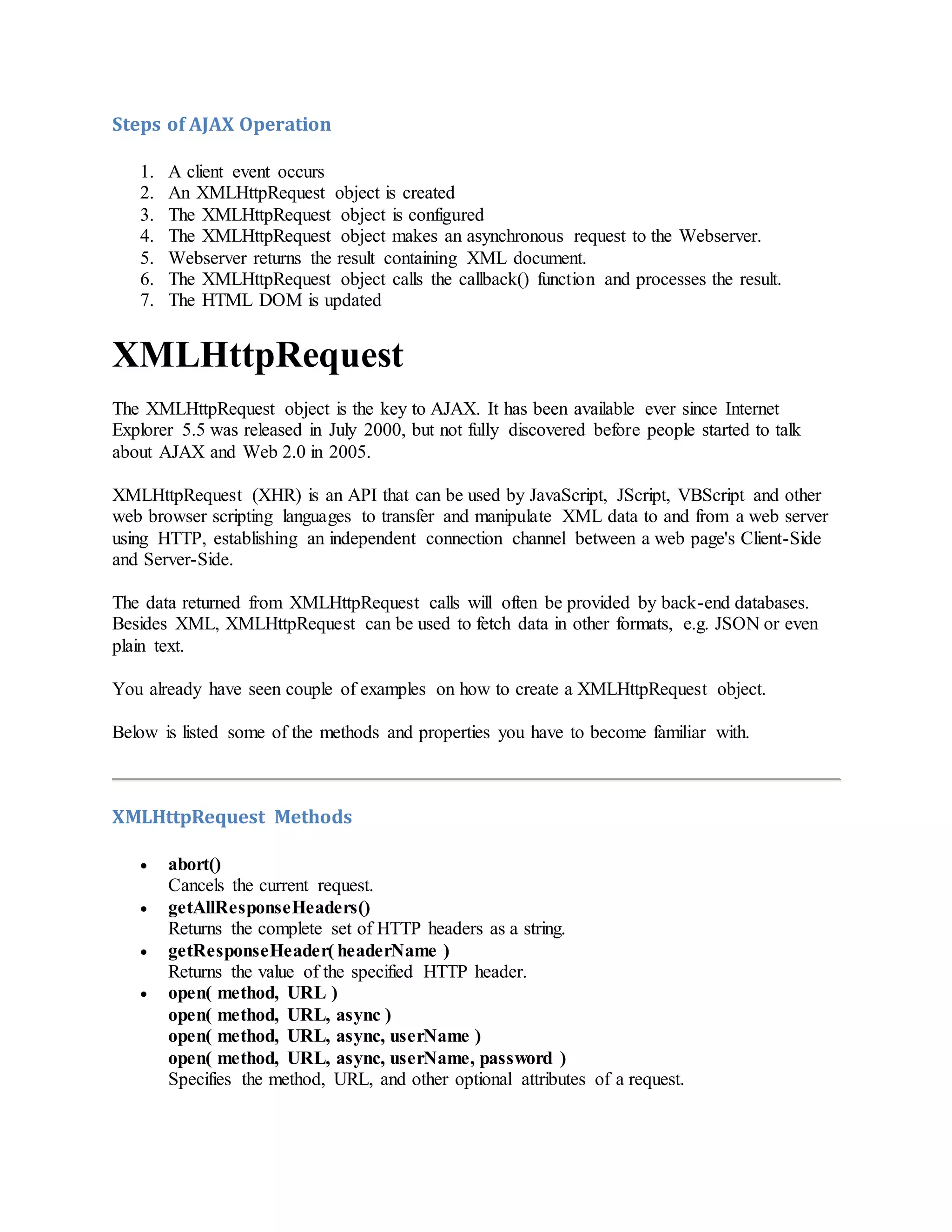 Copy of ajax tutorial | DOCX