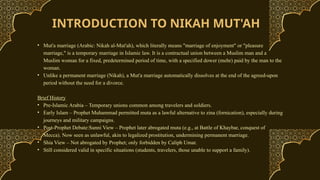 MUTA MARRIAGE EXPLAINED IN DETAILS FOR LAW STUDENTS | PPTX