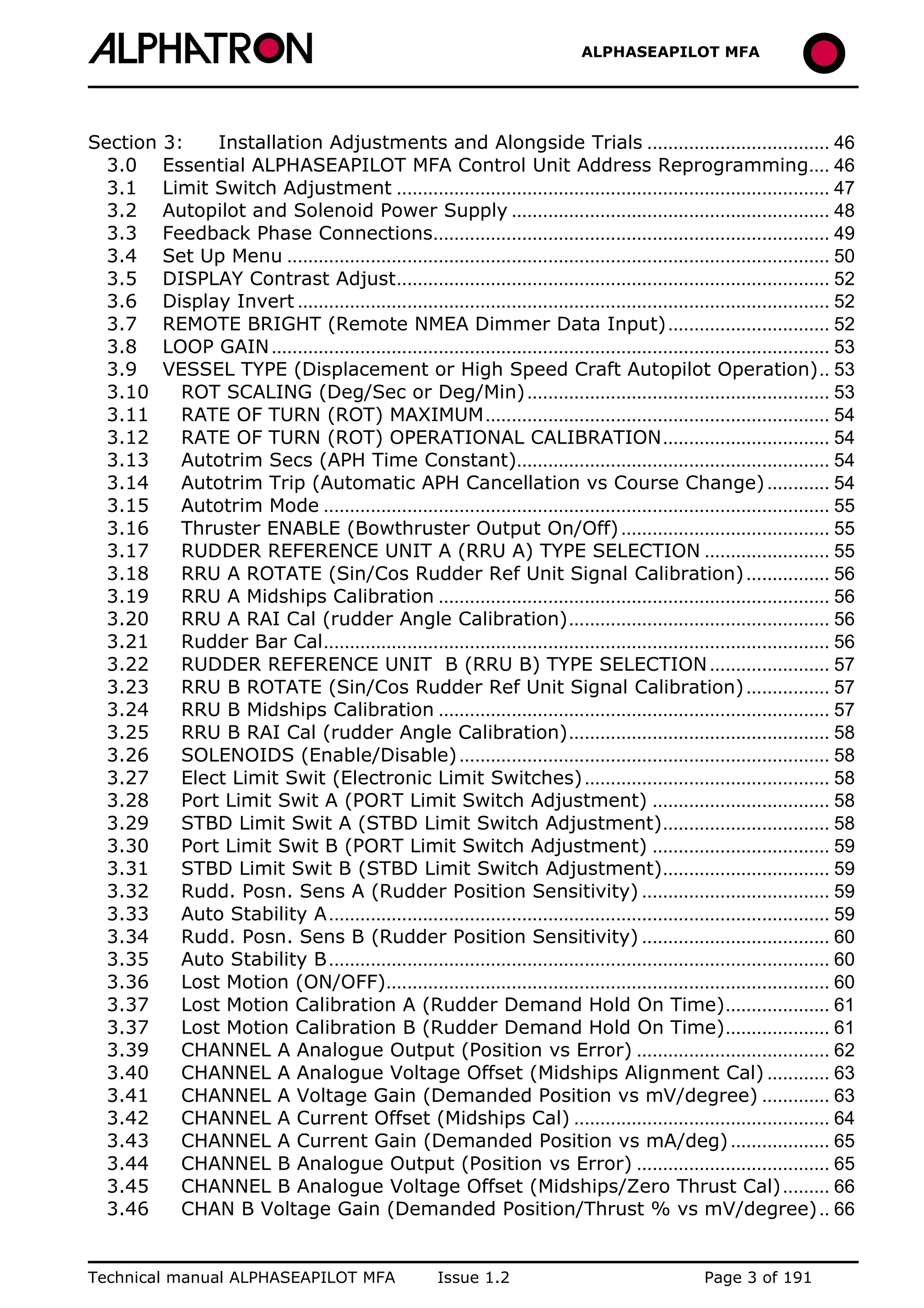ALPHASEAPILOT MFA Autopilot | PDF