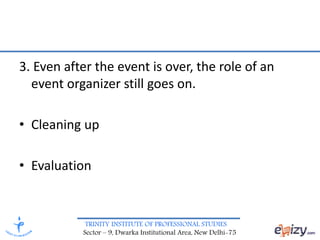 Event Management: Principles & Methods | PPTX