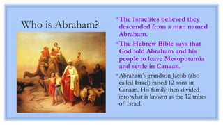 Ancient Israel from Moses to David to Solomon | PPT