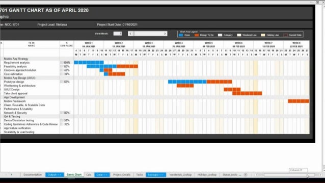 TIPSOGRAPHIC.COM Gantt Chart for Mobile App Development Template (FREE ...