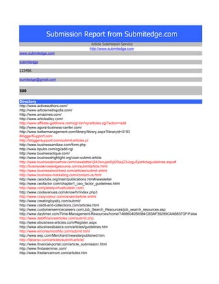 Copy Of Article Report | PDF