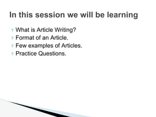 Copy of Article Writing_ class VIII (1).pptx
