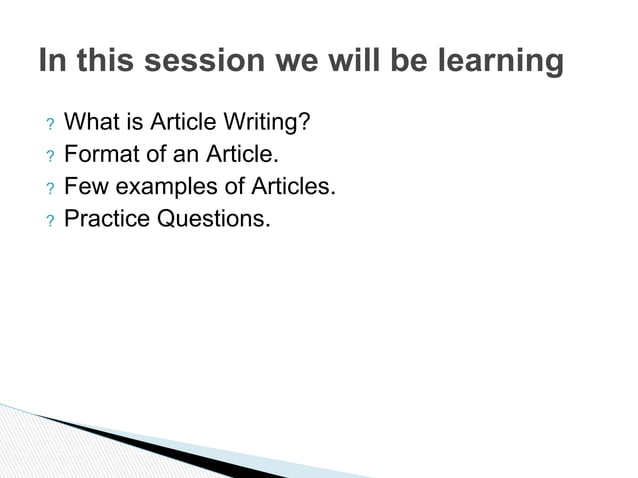 Copy of Article Writing_ class VIII (1).pptx | Social Networking | Internet