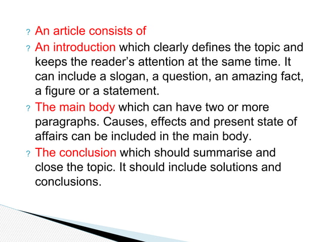 Copy of Article Writing_ class VIII (1).pptx | Social Networking | Internet