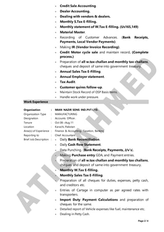 Atiq icmap Updated c.v | DOCX