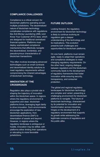 Navigating the Blockchain Revolution: Global Regulation and Future Outlook | PDF