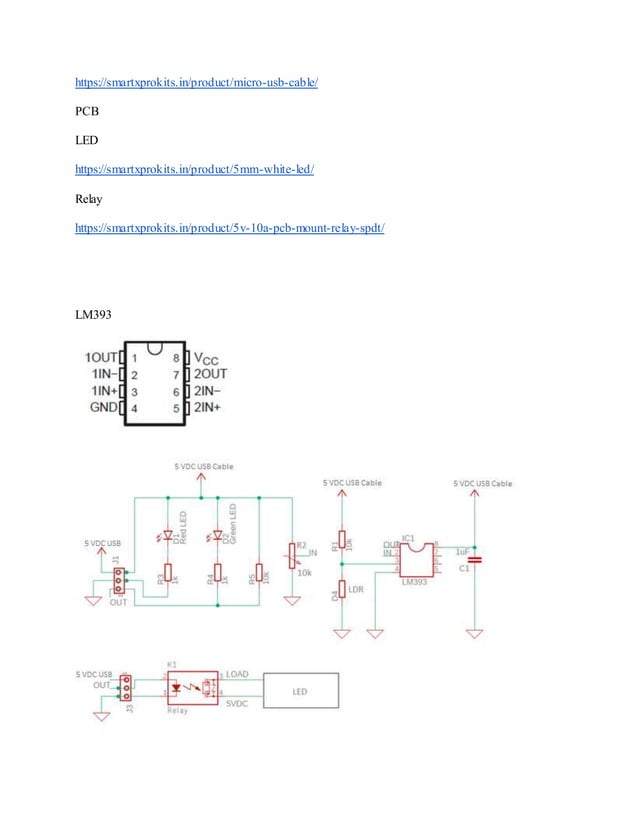 Automatic street light circuit using ldr | DOCX
