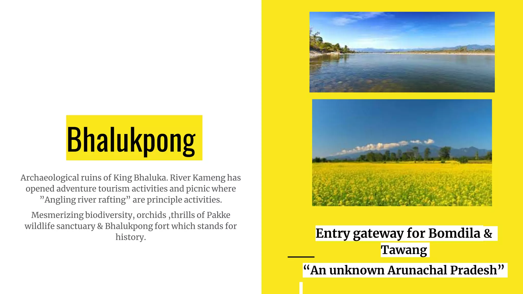 Tezpur-Bhalukpong-Bomdila -Tawang | PPT