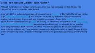 Copy of avengers age of ultron | PPTX | Movies | Entertainment