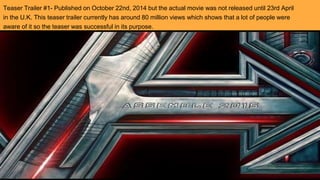 Copy of avengers age of ultron | PPTX | Movies | Entertainment