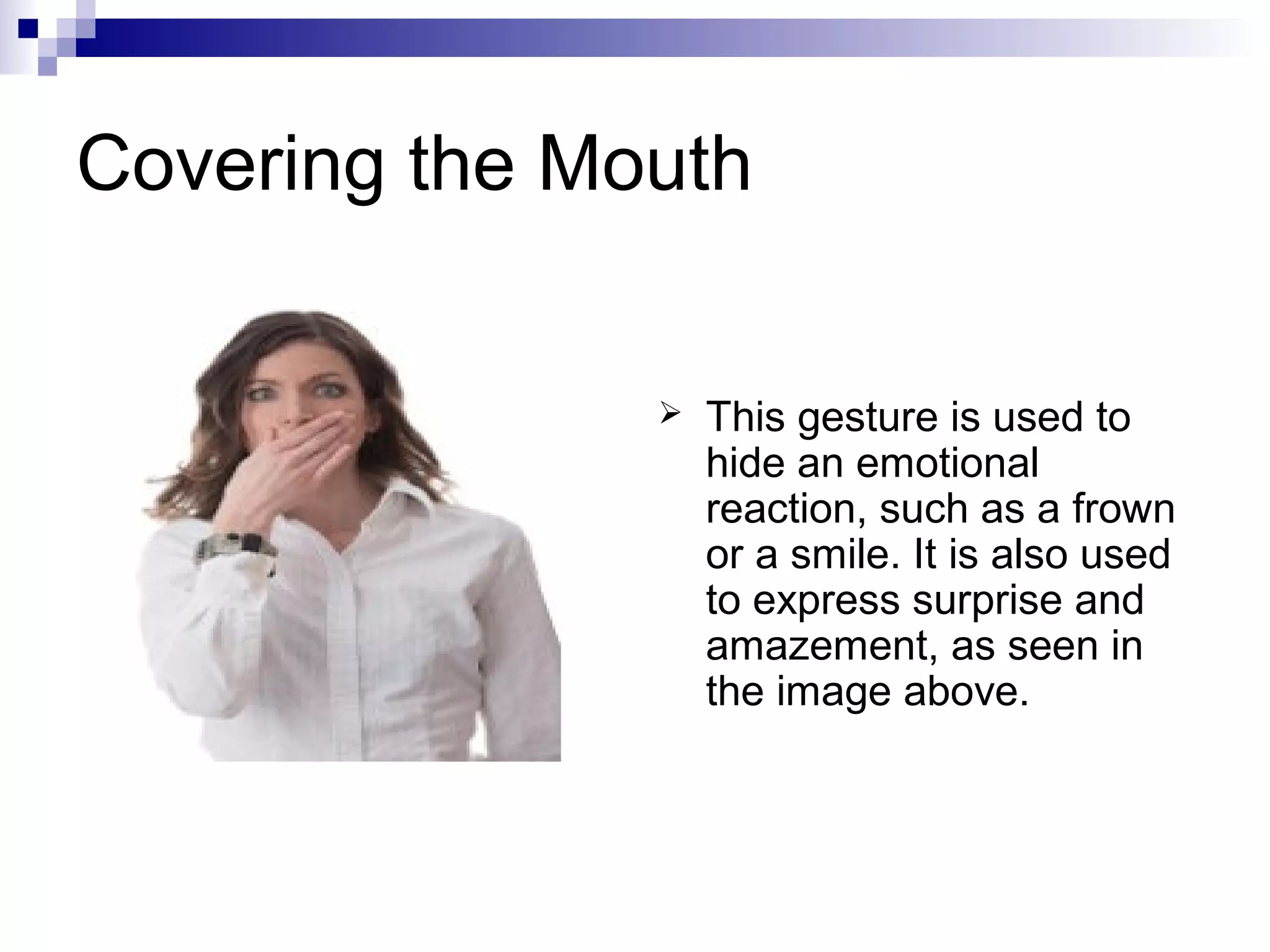 Different gesture in body language | PPT
