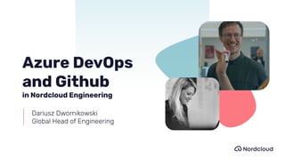 Azure DevOps case study in Nordcloud engineering | PDF
