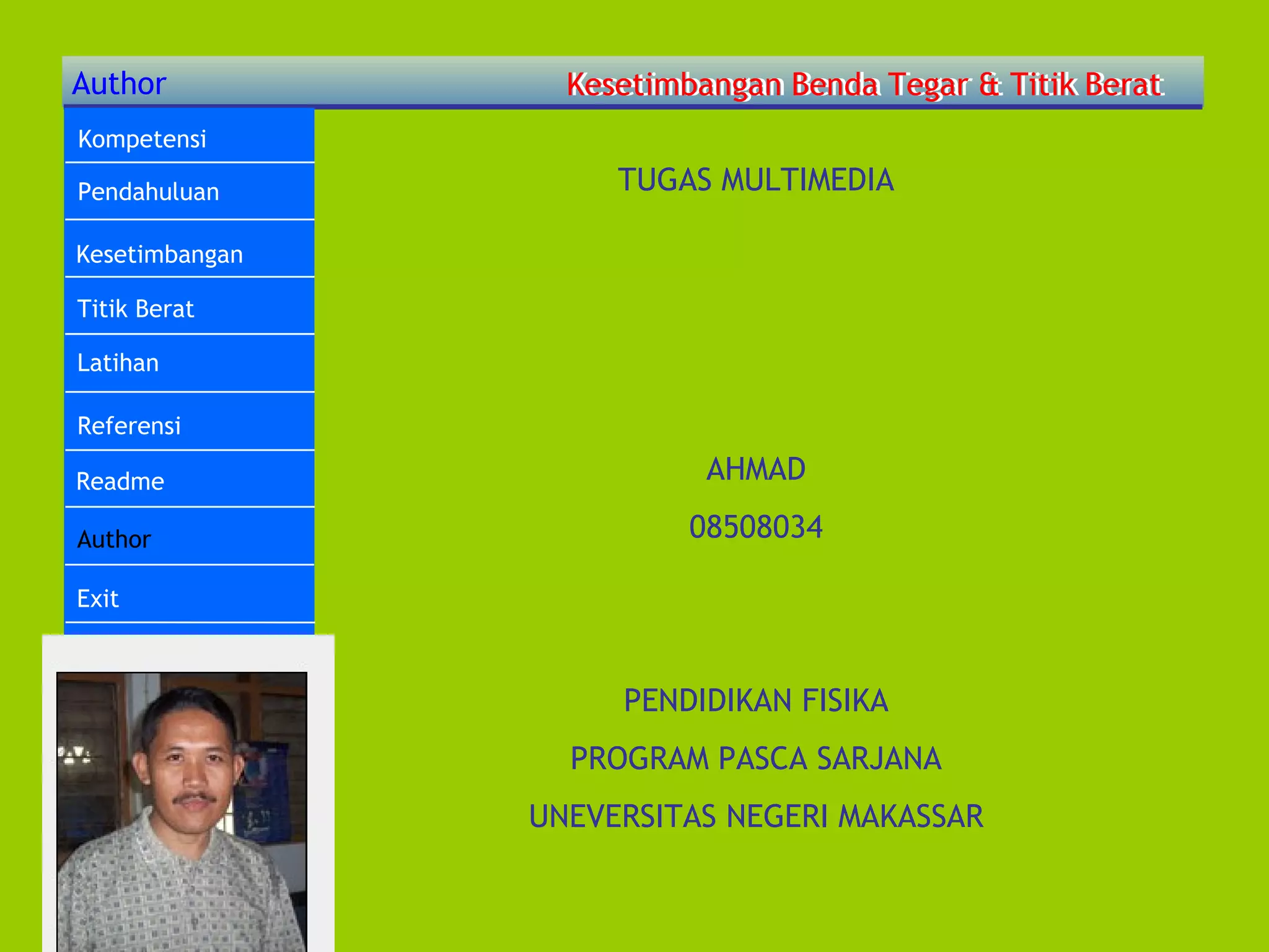 Kesetimbangan Benda Tegar | PPT