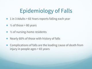 Balancing Gait by Balancing Prescription Medications | PPT