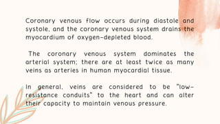 Venous Return and Lymphatic Drainage of Heart by Parth Ipper, TNMC .pptx