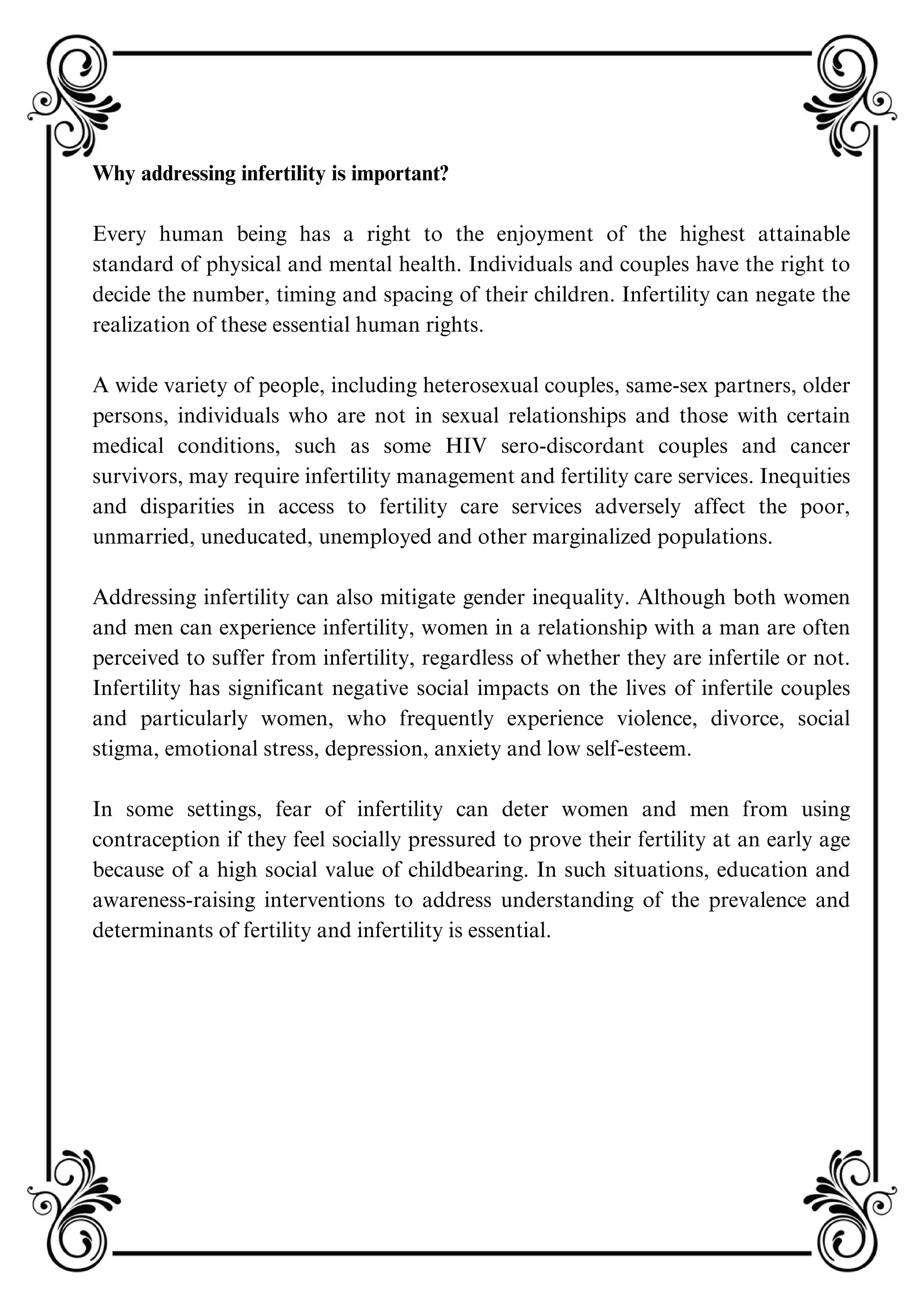 CLASS 12TH BIOLOGY INVESTIGATORY ON INFERTILITY .pdf