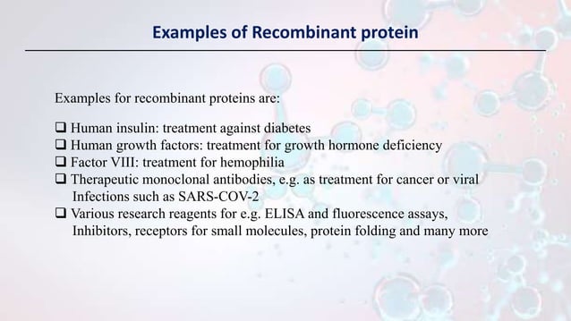 Recombinant Protein Technology in laboratory .pptx