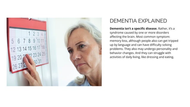 04. MEMORY CARE: DEALING WITH DEMENTIA WHAT IS DEMENTIA? | PPT
