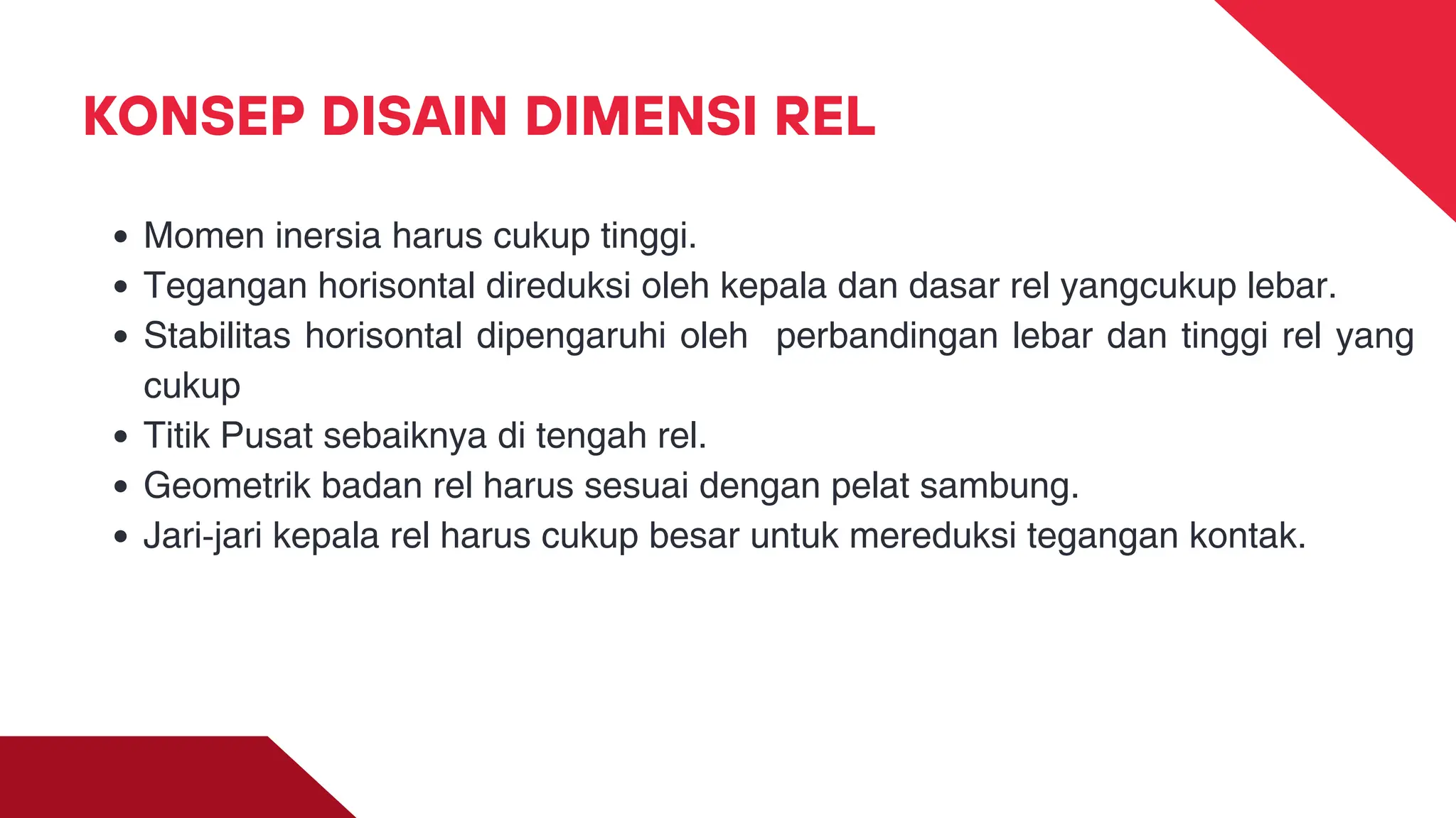 Perencanaan Jalan Rel | PDF