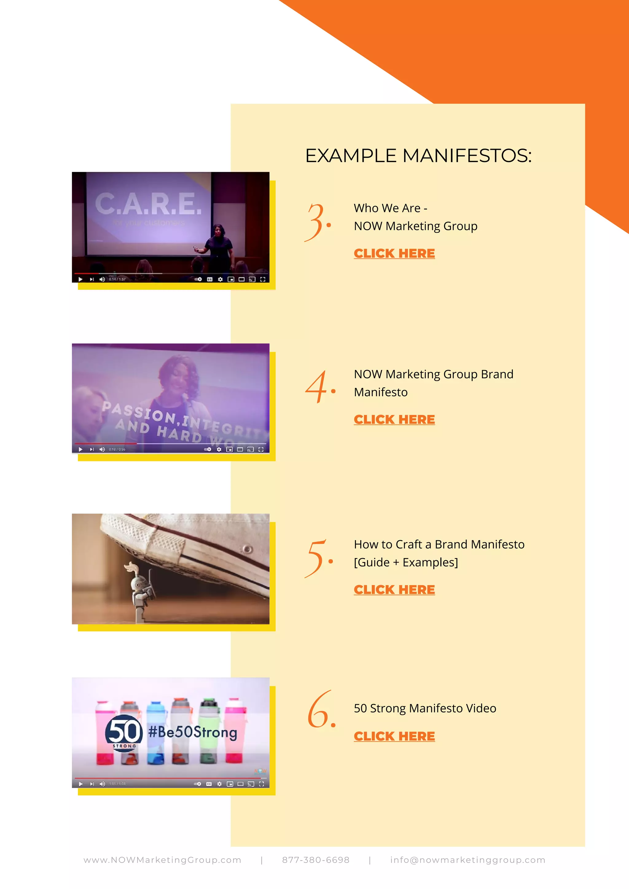 Guide to Creating a Brand Manifesto | PDF