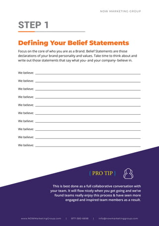 Guide to Creating a Brand Manifesto | PDF