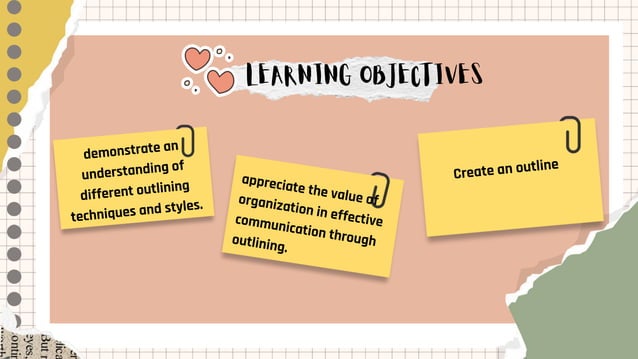GRADE SIX ENGLISH - TOPIC OUTLINING PPT. | PPTX