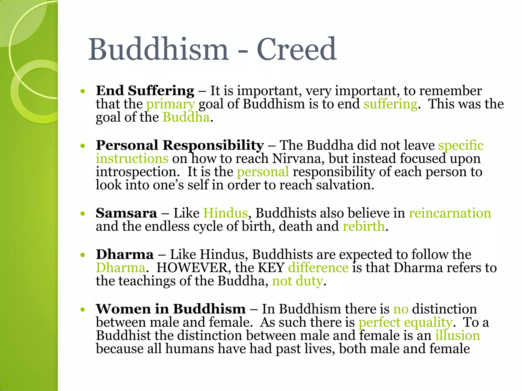 Buddhism PowerPoint | PDF