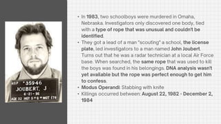 JOHN JOUBERT Case Study | PPTX