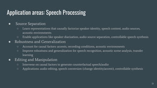 A Talk on Deep Causal Representation Learning | PPT