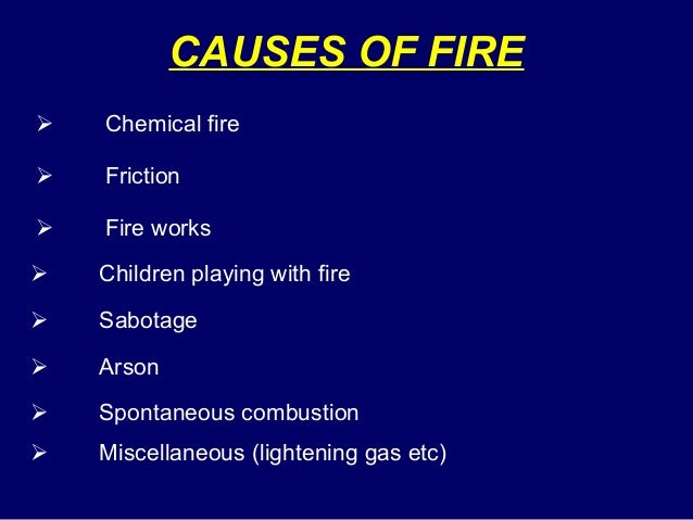 Copy of causes of fire and fire prevention