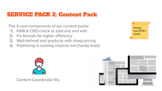 More business with packaged services | PPT