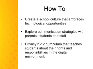 Education Privacy Presentation | PPTX