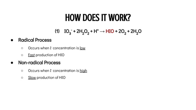 Chemical Clocks | PPT