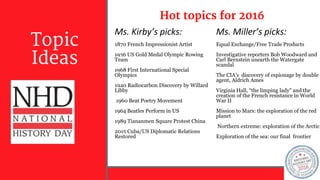 Copy of Choosing a Topic for NHD | PPTX