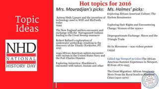 Copy of Choosing a Topic for NHD | PPTX