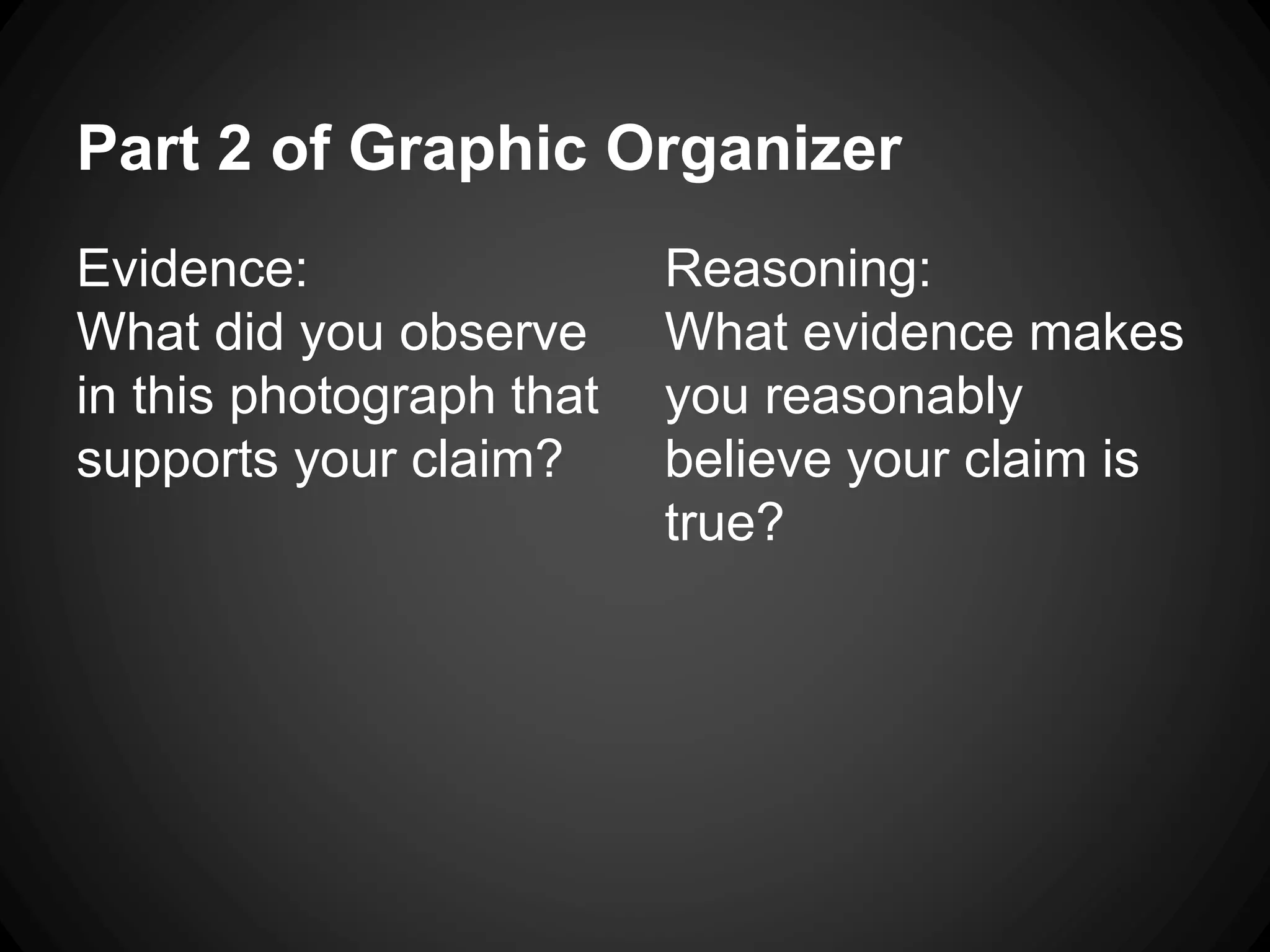 Claim evidence and reasoning presentation | PPTX