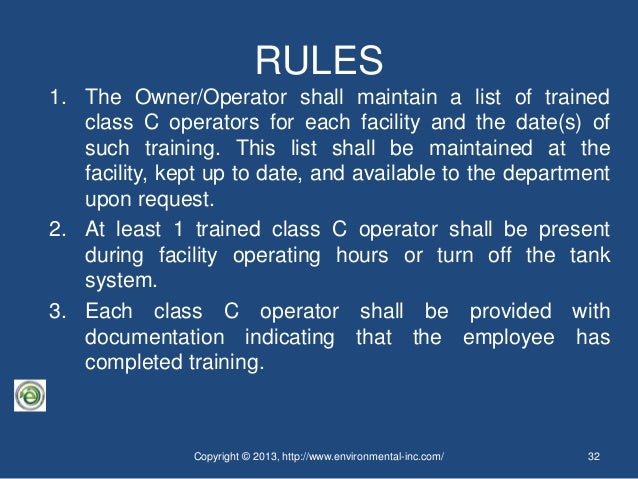 Class C Ust Training