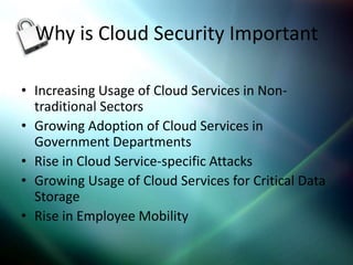 Cloud security ppt | PPT