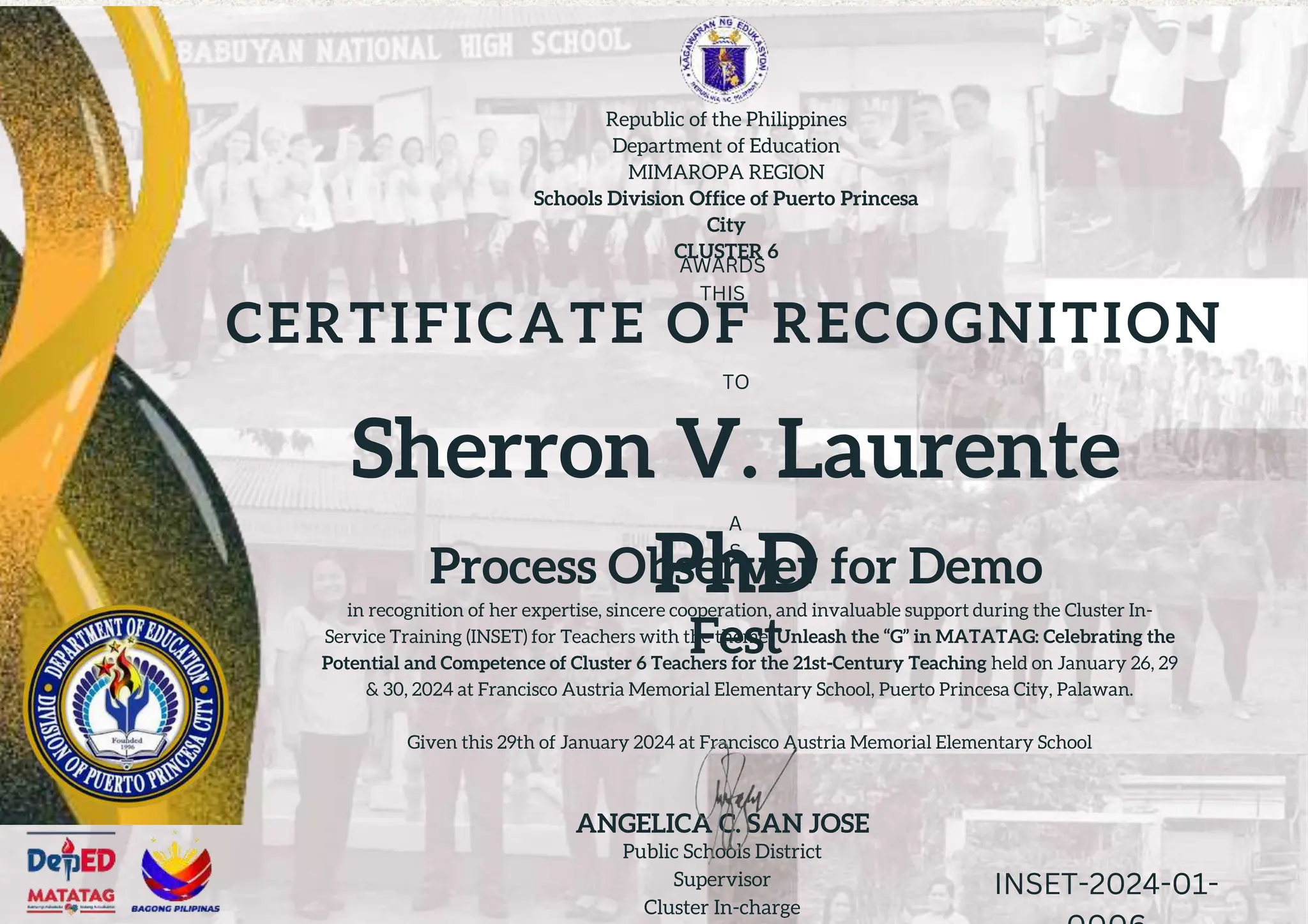 Copy of Cluster INSET certificatesA.pptx