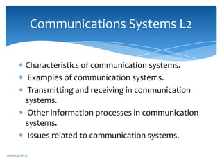 communication system l2 | PPT