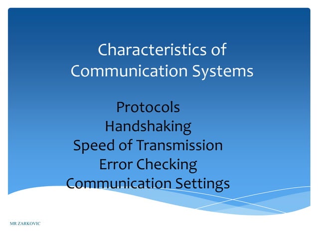 communication system l2 | PPT