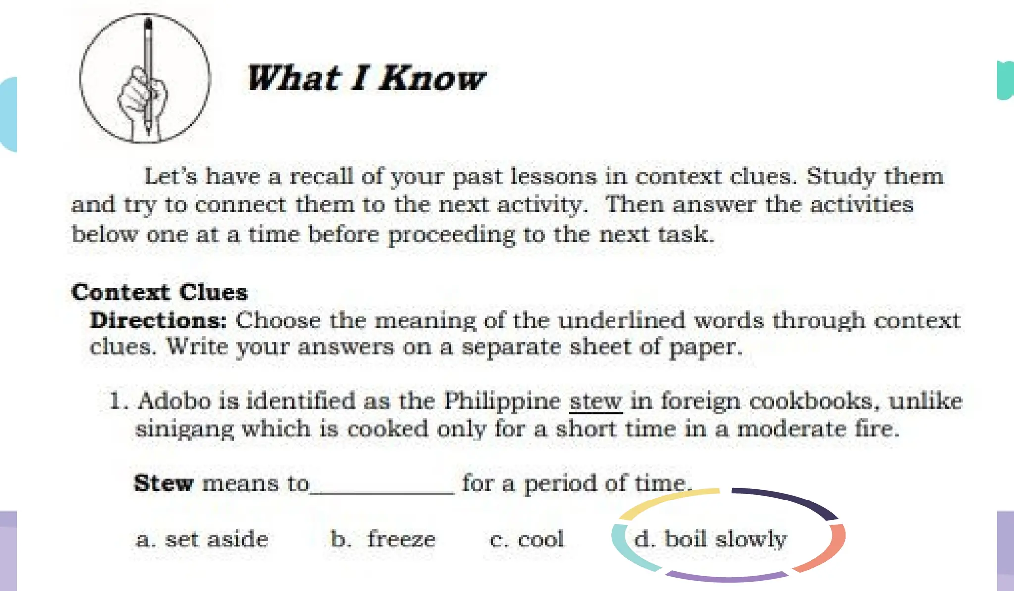 English 8 Quarter 1, Module 1 CONTEXT CLUES.pptx