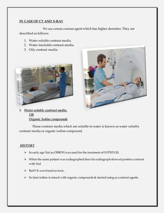 Adverse reactions and management of contrast reactions