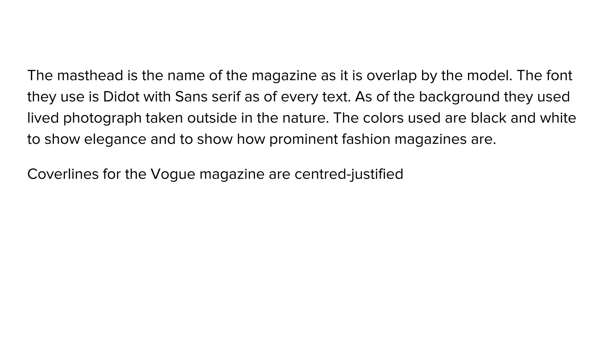Copy of conventions of magazine covers (fashion) | PPTX | High Fashion ...