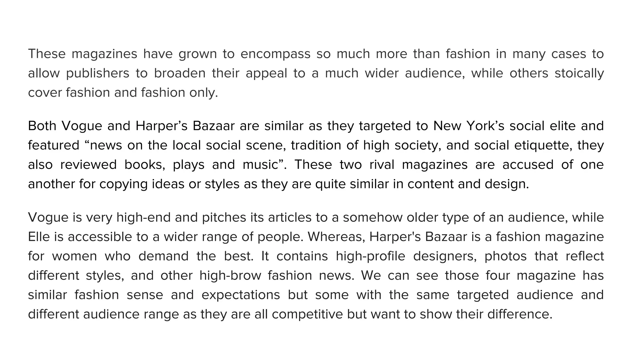 Copy of conventions of magazine covers (fashion) | PPTX