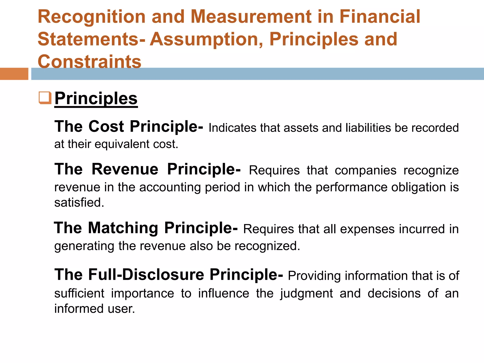 Conceptual Framework of Accounting | PPTX